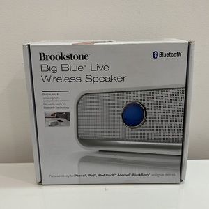 Brookstone | Portable Audio & Video | Nwt Brookstone Big Blue Live ...